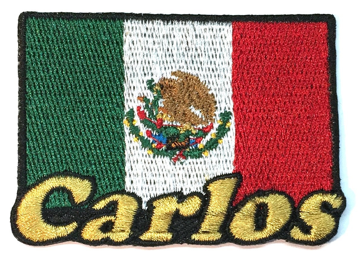 Flag of Mexico Custom Personalized Iron-on Patch | Etsy
