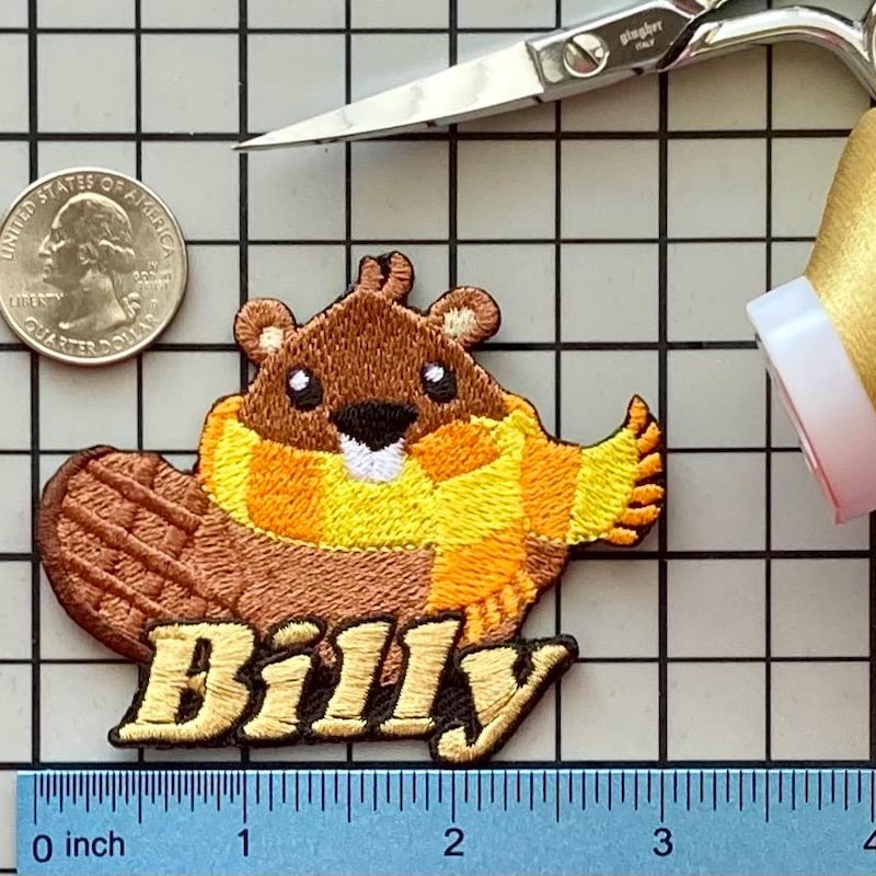 Embroidered Patches Beaver - Etsy