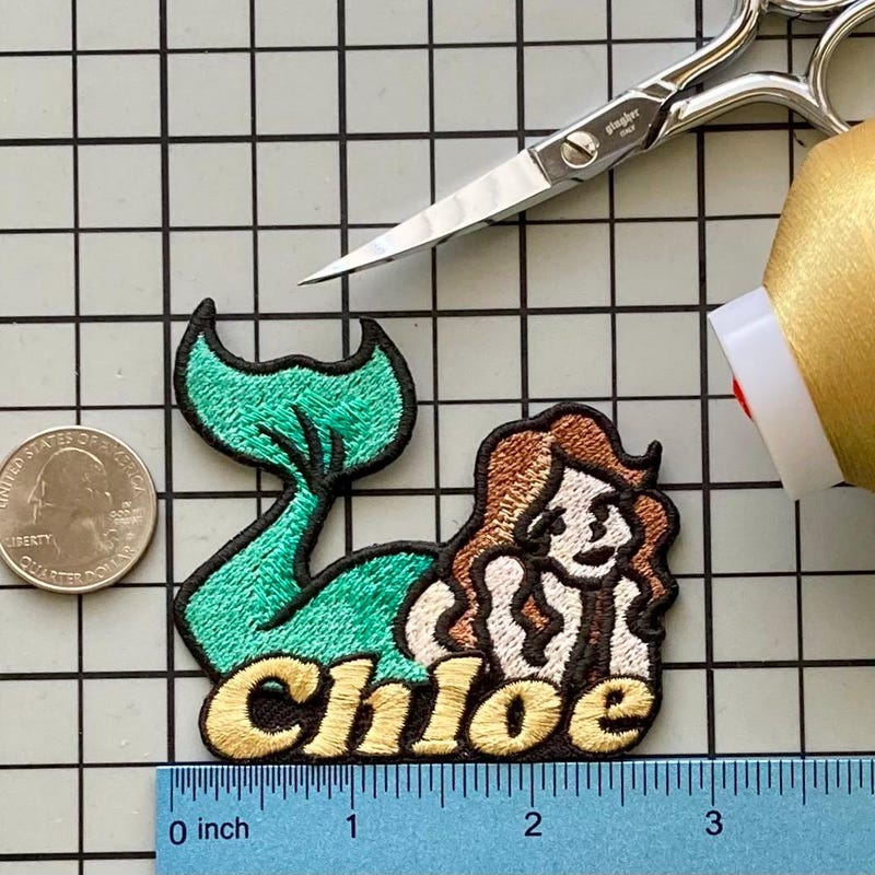 Mermaid Patch - Etsy