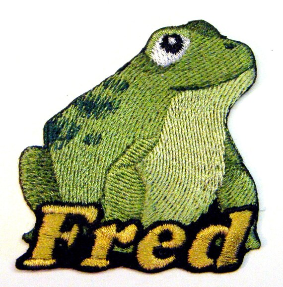 Frog / Toad Custom Personalized Iron-on Patch | Etsy