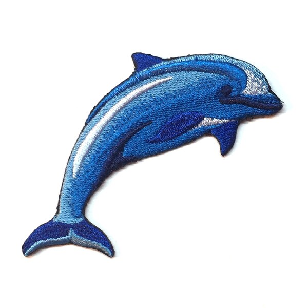 Dolphin Applique - Etsy