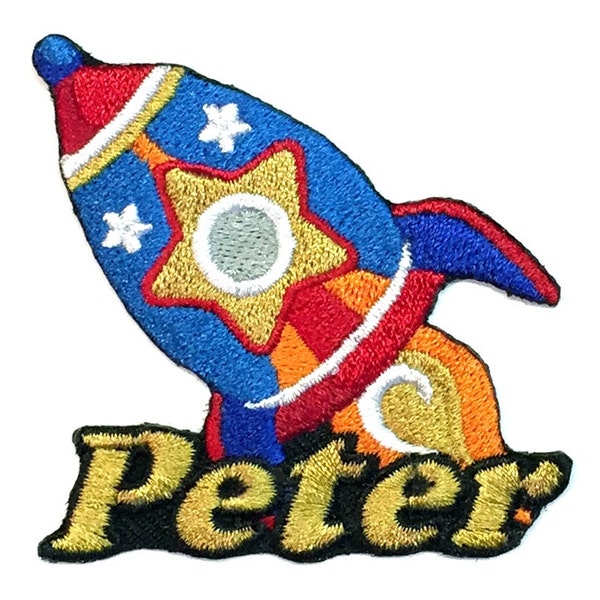 Rocket Patch - Etsy