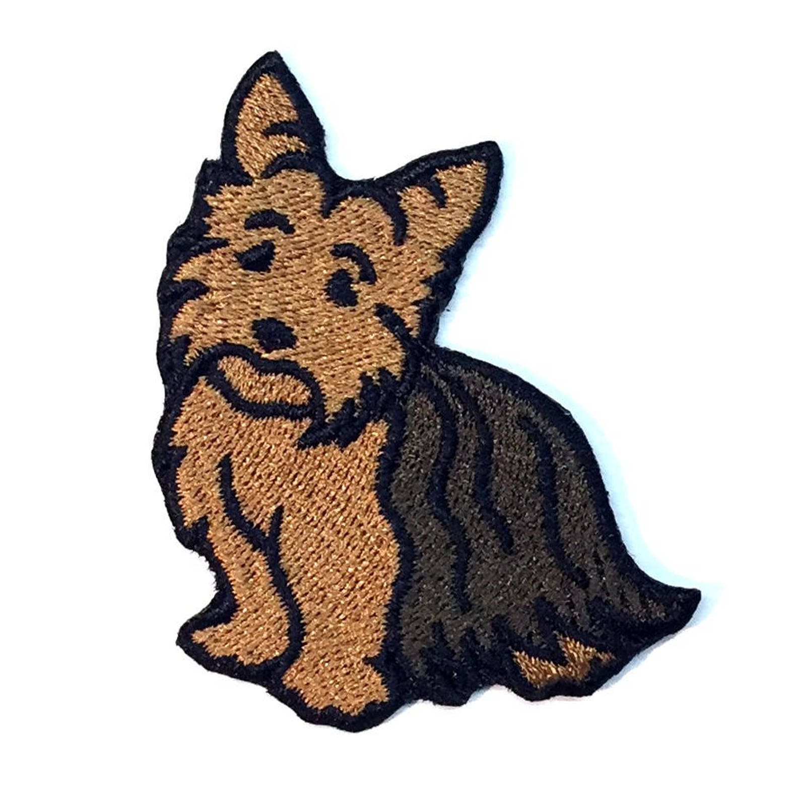 Yorkie Iron on Patch No Name | Etsy