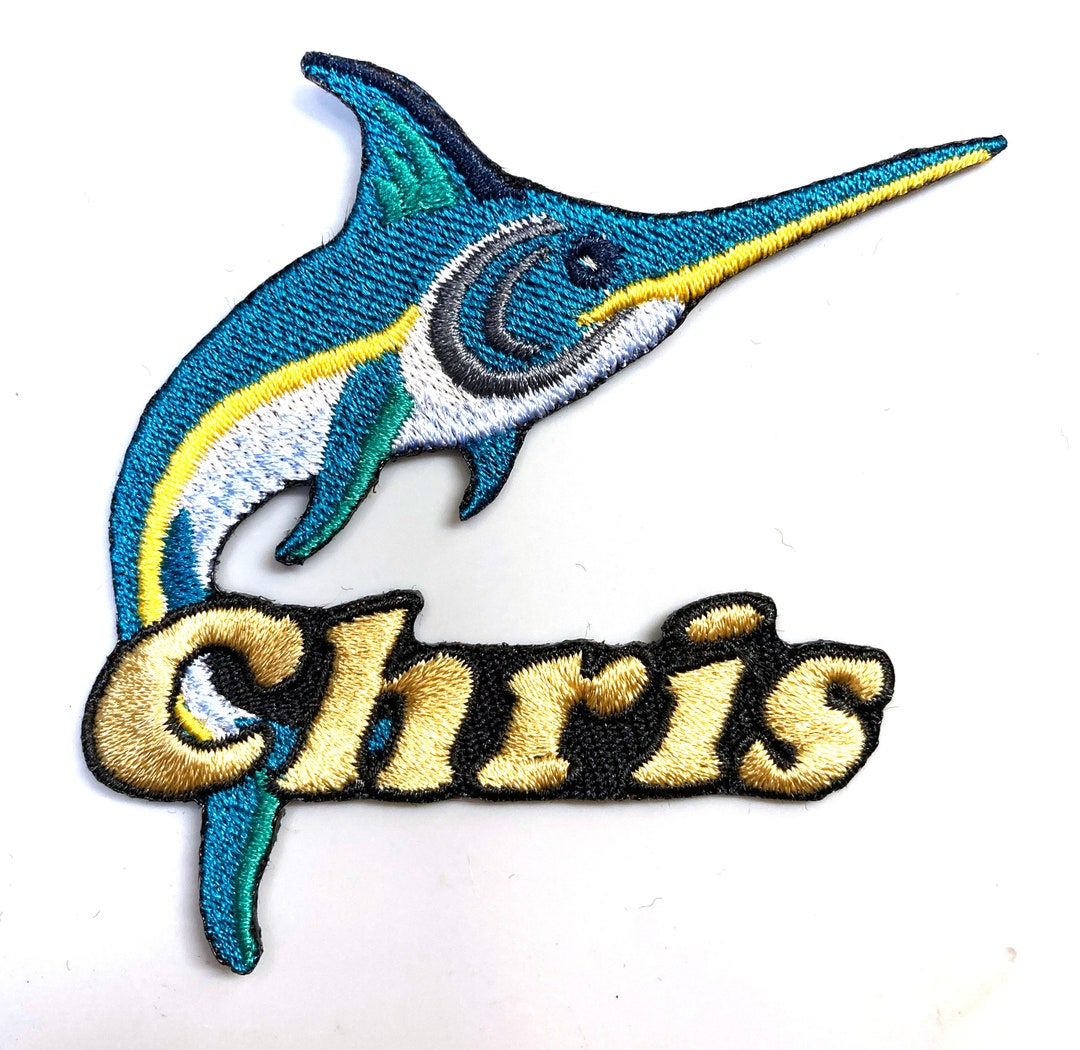 Marlin / Swordfish Patch Custom Personalized Iron-on - Etsy