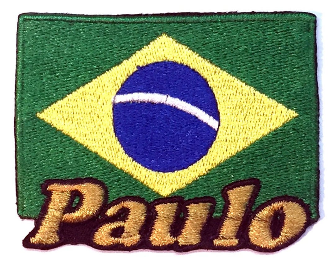 Flag of Brazil Patch Custom Personalized Iron-on - Etsy