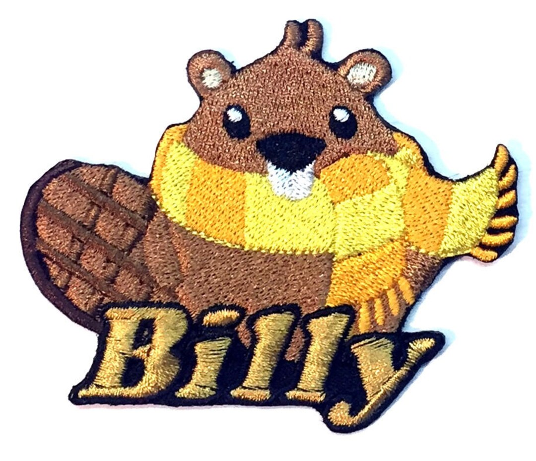 Beaver Custom Personalized Iron-on Patch - Etsy