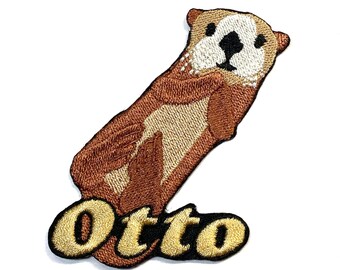 Iron on Otter Patch - Etsy