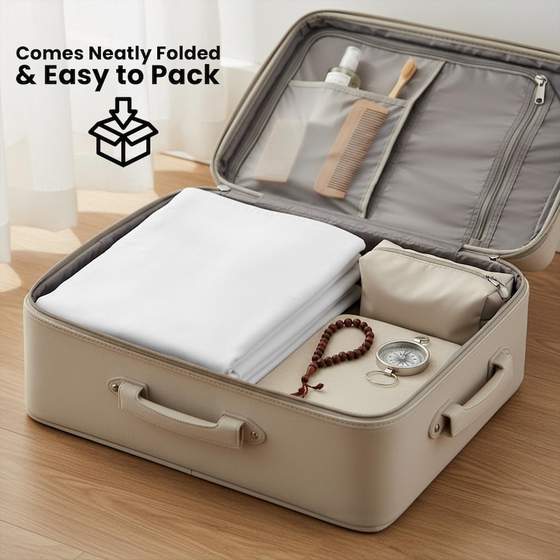 Men's Cotton Ihram: Jumbo Hajj & Umrah Pilgrimage Set - Etsy