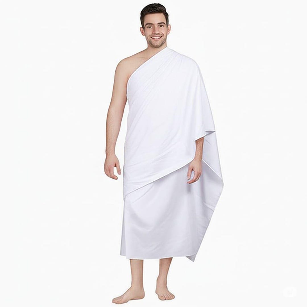 Men's Cotton Ihram: Jumbo Hajj & Umrah Pilgrimage Set - Etsy
