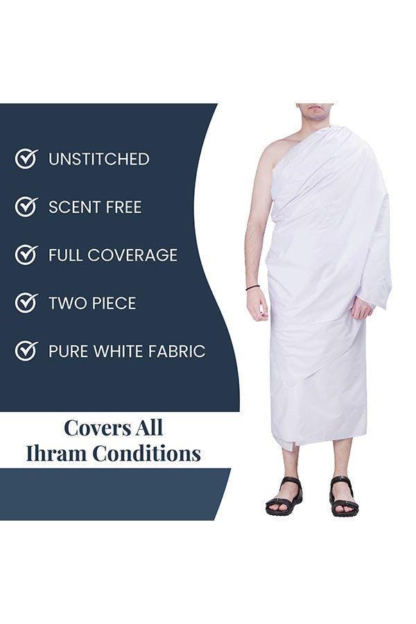 Men's Cotton Ihram: Jumbo Hajj & Umrah Pilgrimage Set - Etsy