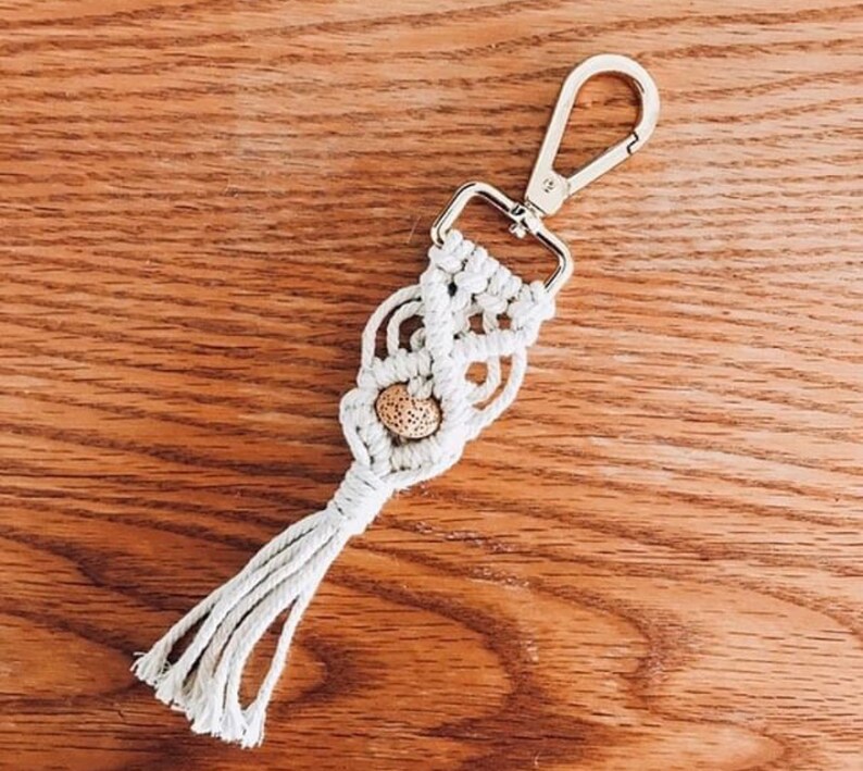 Essential Oil Macrame Keychain Essential Oil Diffuser Purse - Etsy