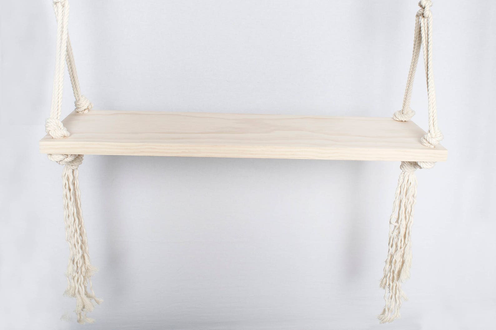 Macrame Swing Modern Macrame Wood Swing Outdoor Swing Boho - Etsy