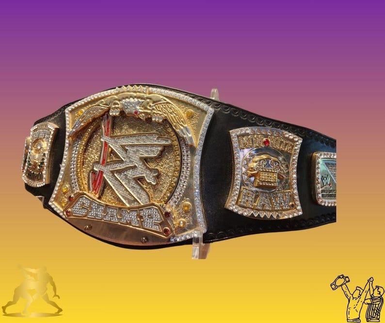 WWE Spinner Wrestling Replica Title Belt Custom Championship Belt Adult ...