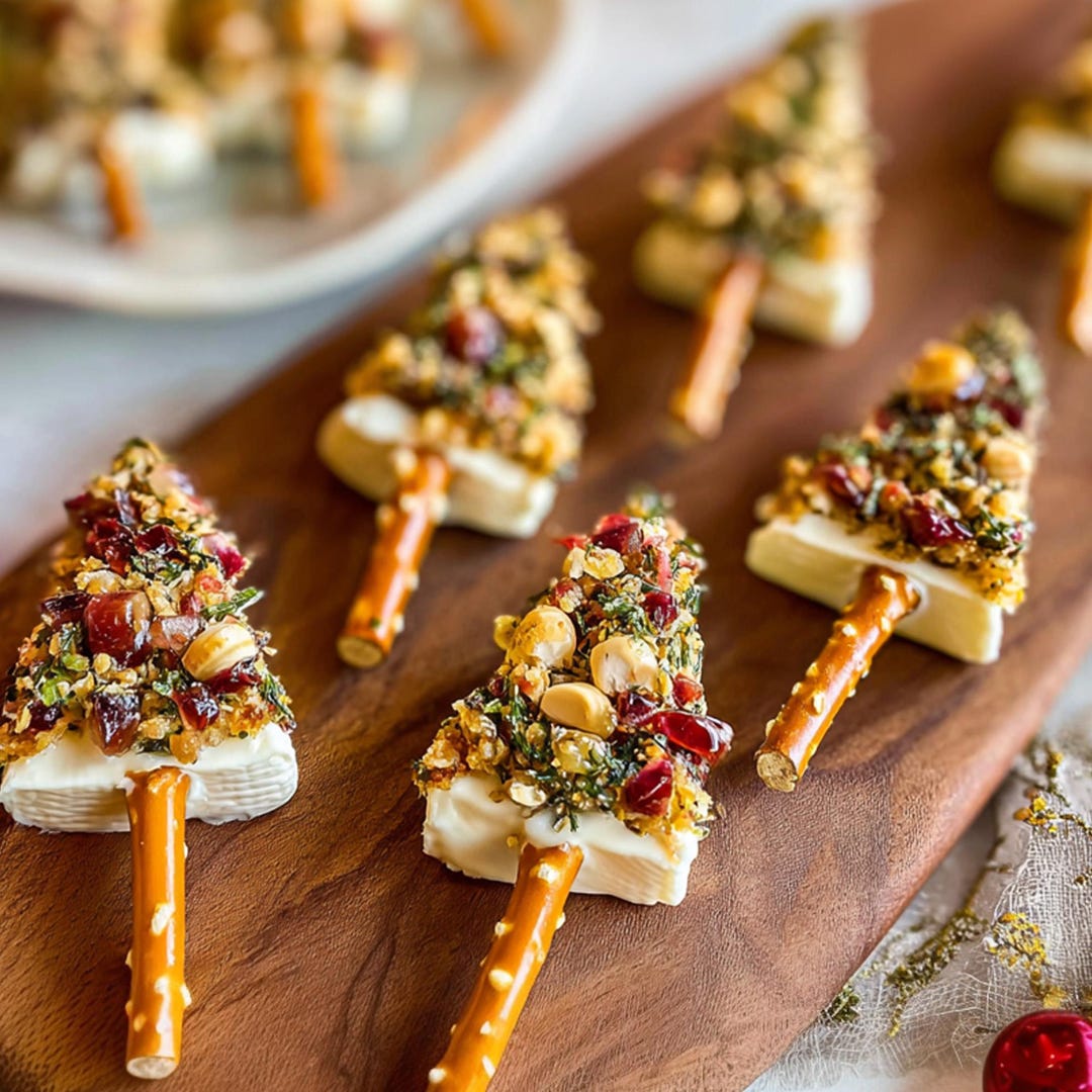 Best Recipe for Mini Camembert Christmas Tree Bites | Festive Holiday ...