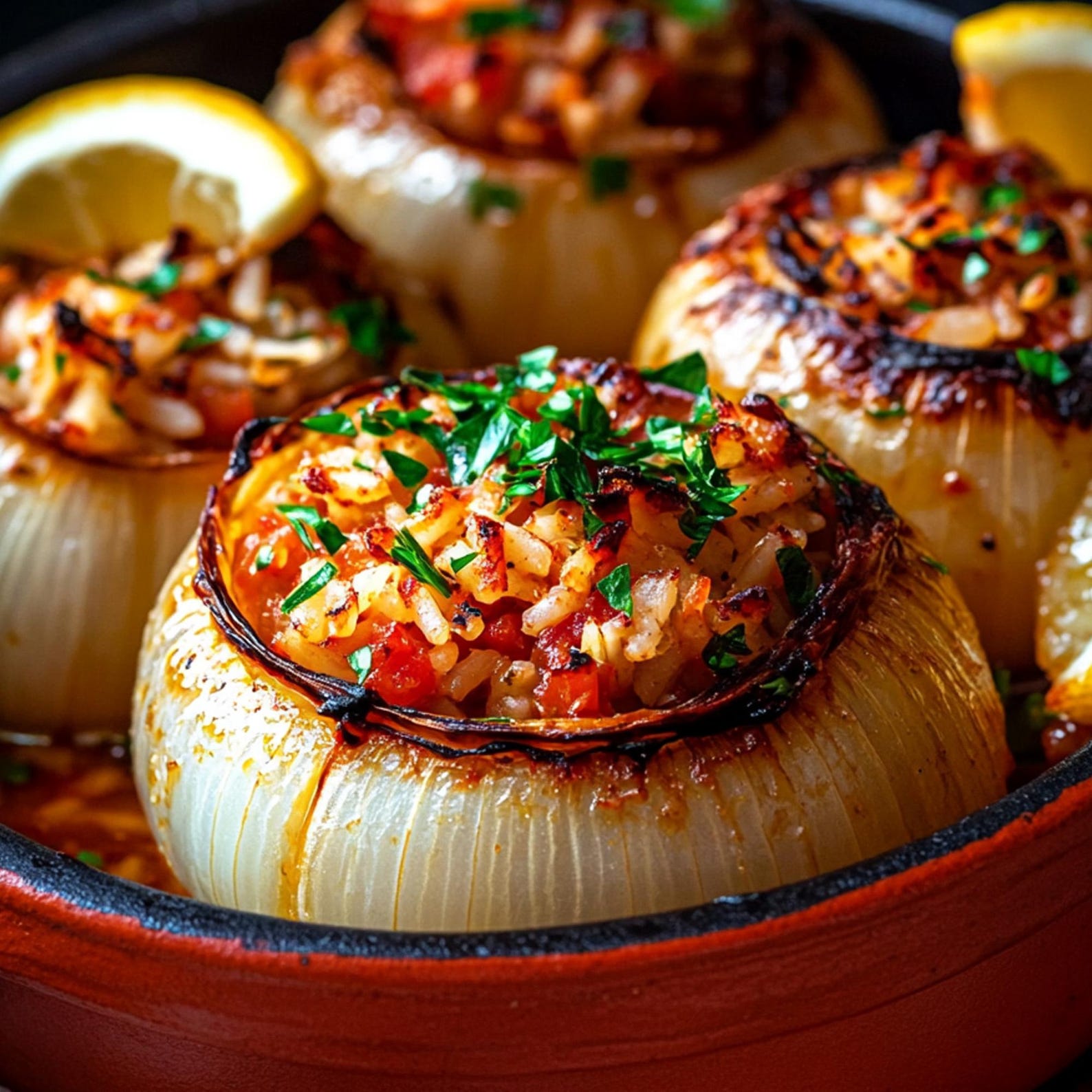 BEST RECIPE for Greek Stuffed Onions | Mediterranean Side Dish ...