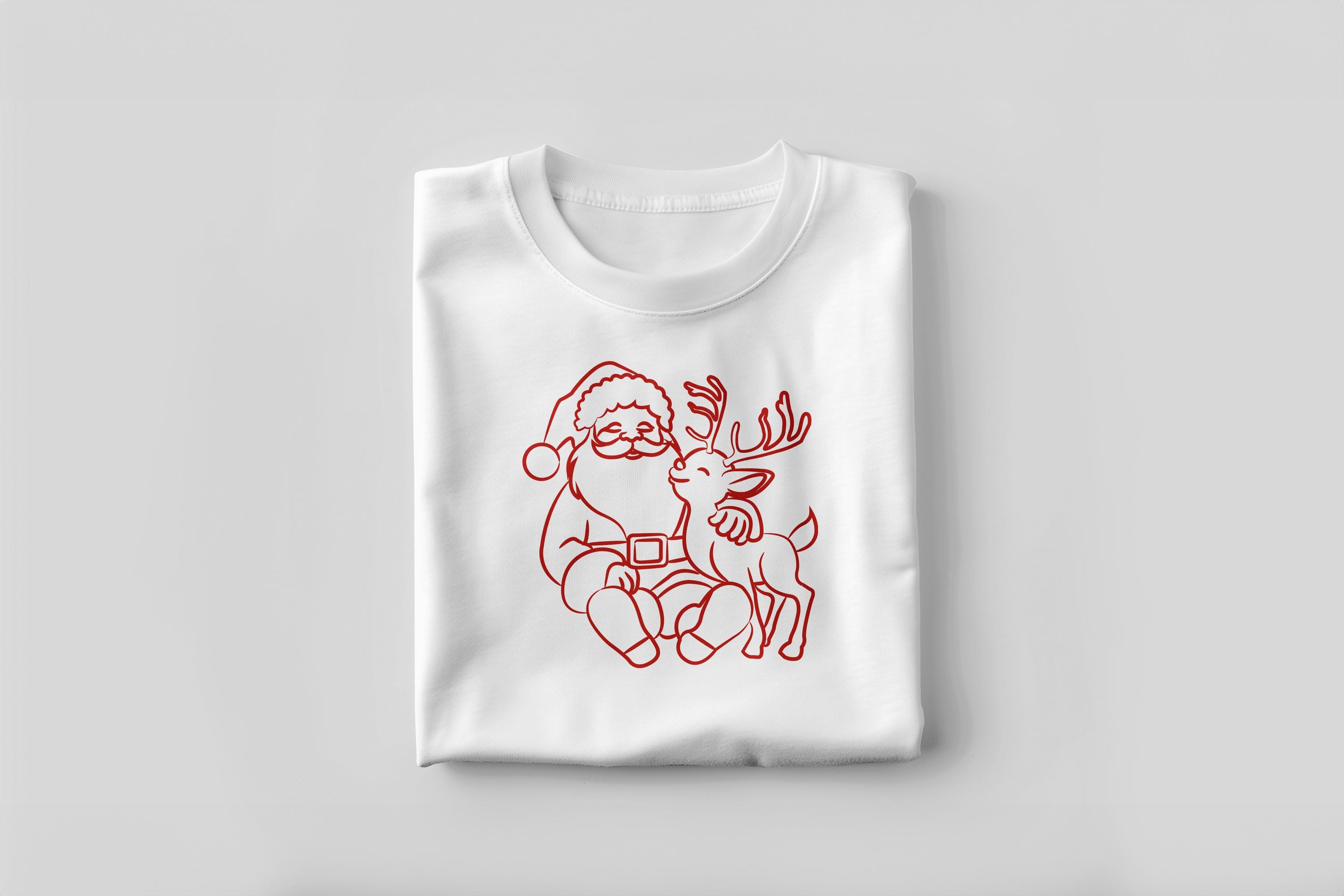 Santa Claus Clipart Bundle: Hand-drawn Christmas Doodles in SVG and PNG ...