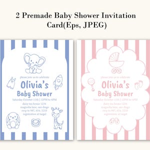 Baby Shower Doodle Clipart Bundle. SVG PNG Hand Drawn Baby ...