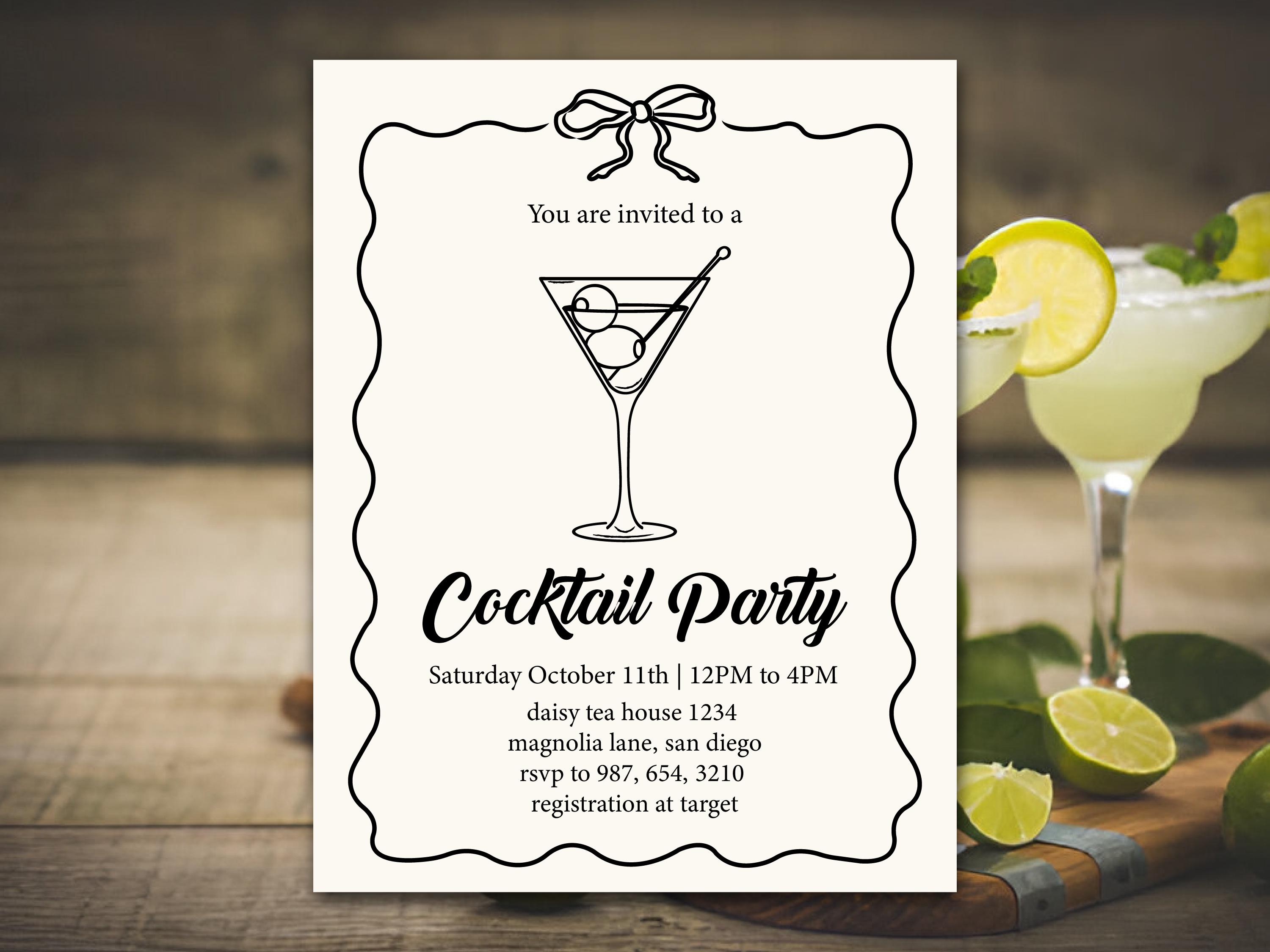 Hand Drawn Cocktail Clipart: PNG and SVG Drink Illustrations - Etsy