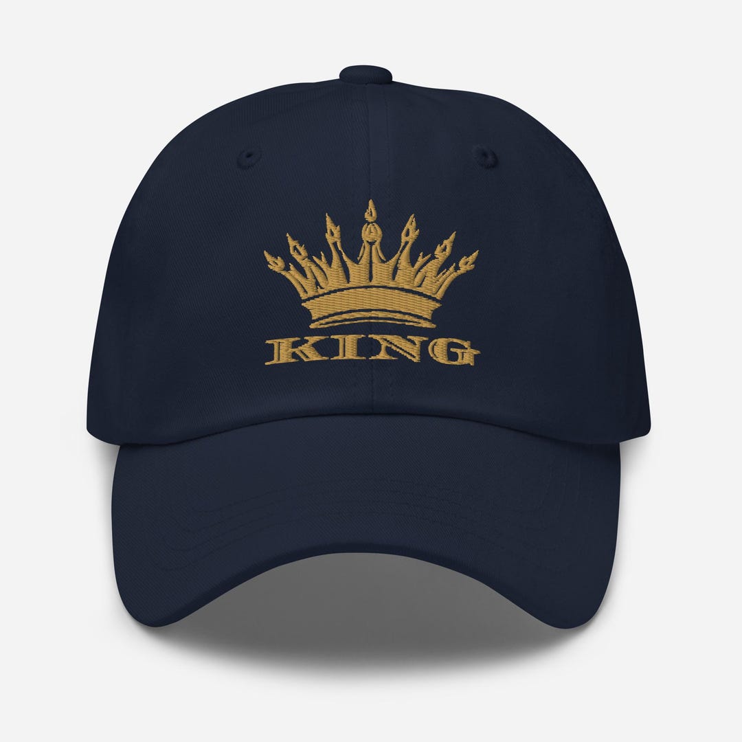 Crown Dad Hat: Minimalist King Dad Hat Embroidery Royal Dad Hat Luxury ...
