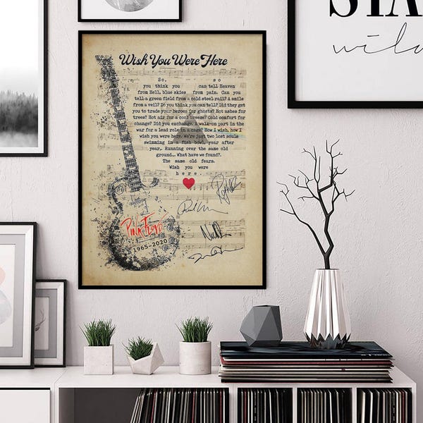 Classic Guitar Poster - Etsy
