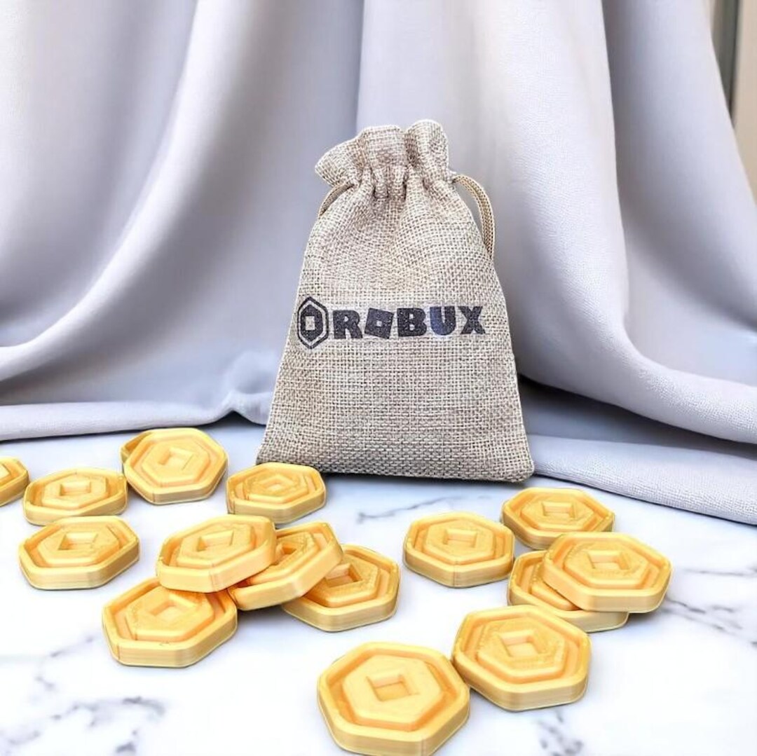 Roblox Coins STL File – 3D Printable Game Prop, Digital Download Toy ...