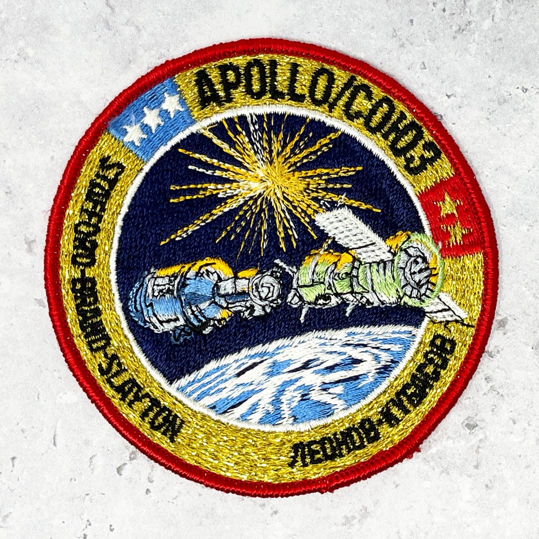 Vintage Apollo Soyuz Patch NASA Space Mission Astronaut 4" - Etsy