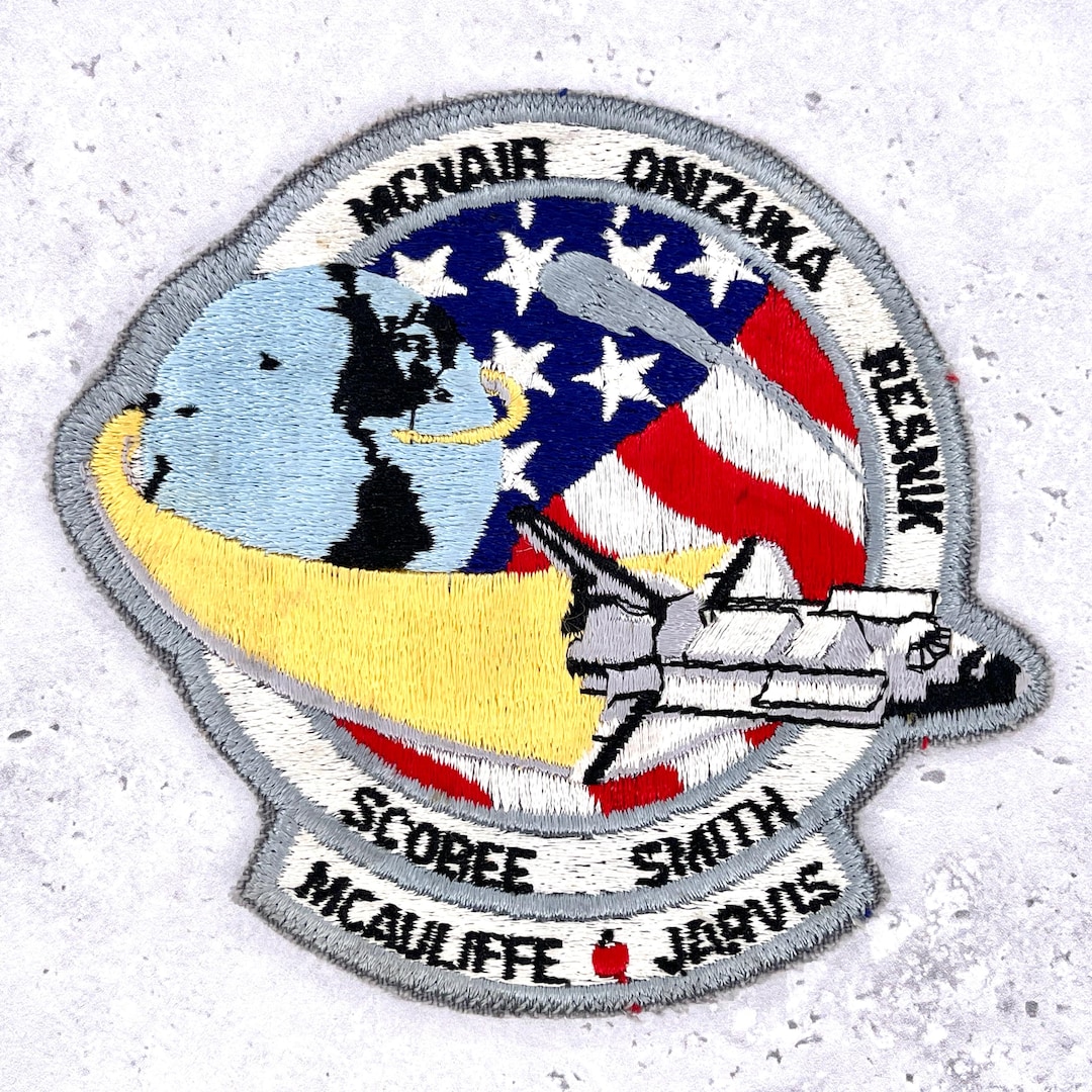Vintage NASA STS-51L Patch • Space Shuttle Challenger Disaster ...