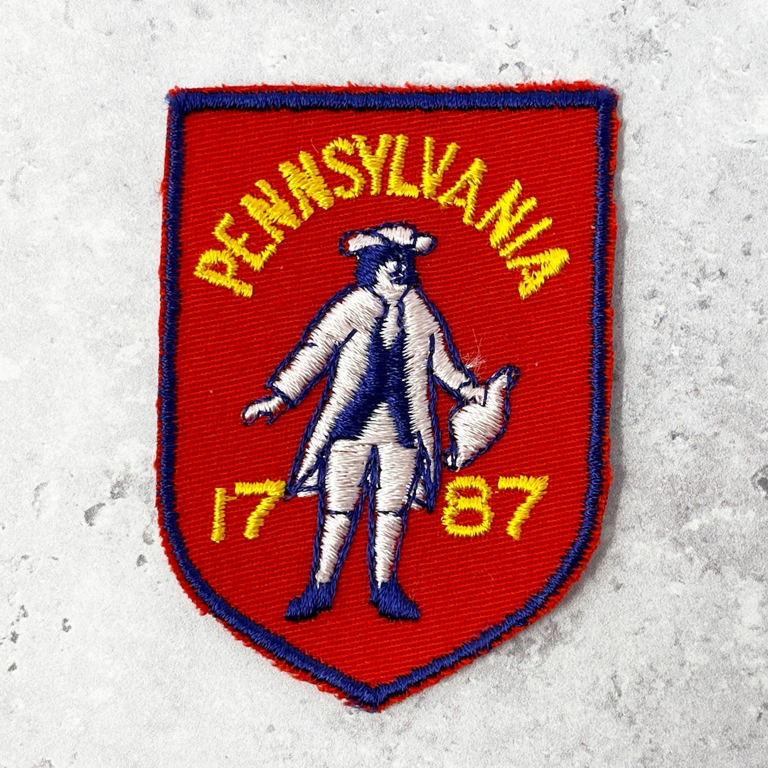 Vintage Pennsylvania State Patch 80s Travel Tourist Souvenir Sew-on Ben ...