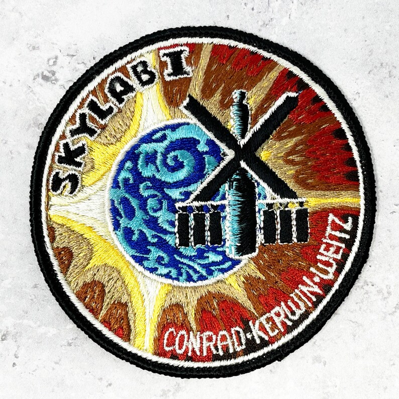 Vintage Skylab 1 Patch • NASA Space Station I • Astronaut Mission 4 ...