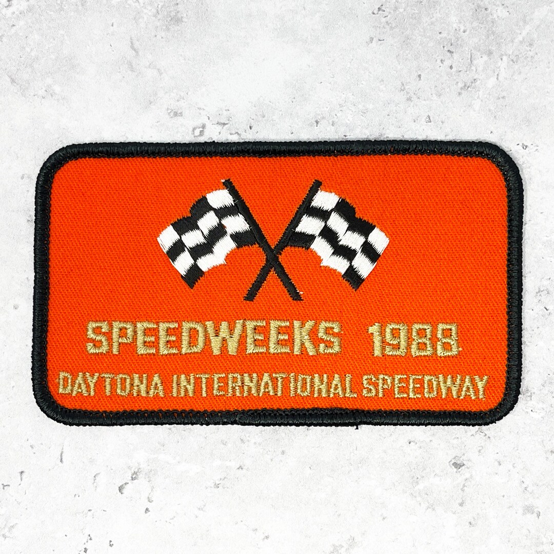 Vintage Speedweeks 1988 Patch NASCAR Racing Daytona International ...