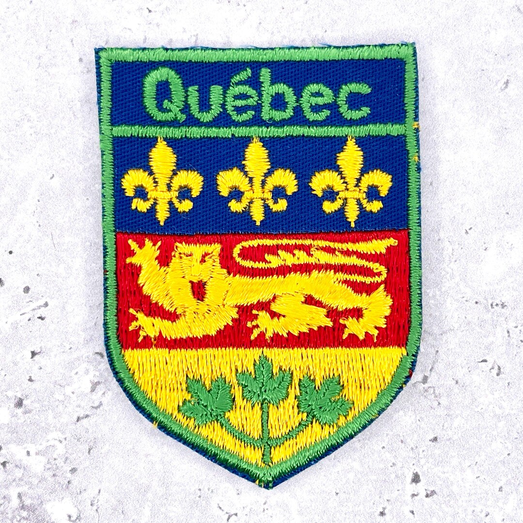 Vintage Quebec Patch • Canada Provincial Crest Souvenir • Sew-on NOS - Etsy