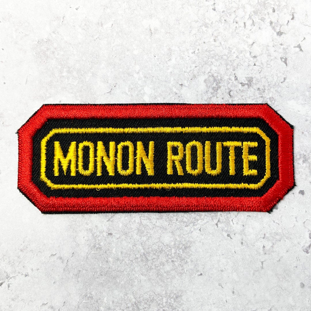 Vintage Monon Route Patch • 80s Railroad Train • 4" Sew-on Badge - Etsy