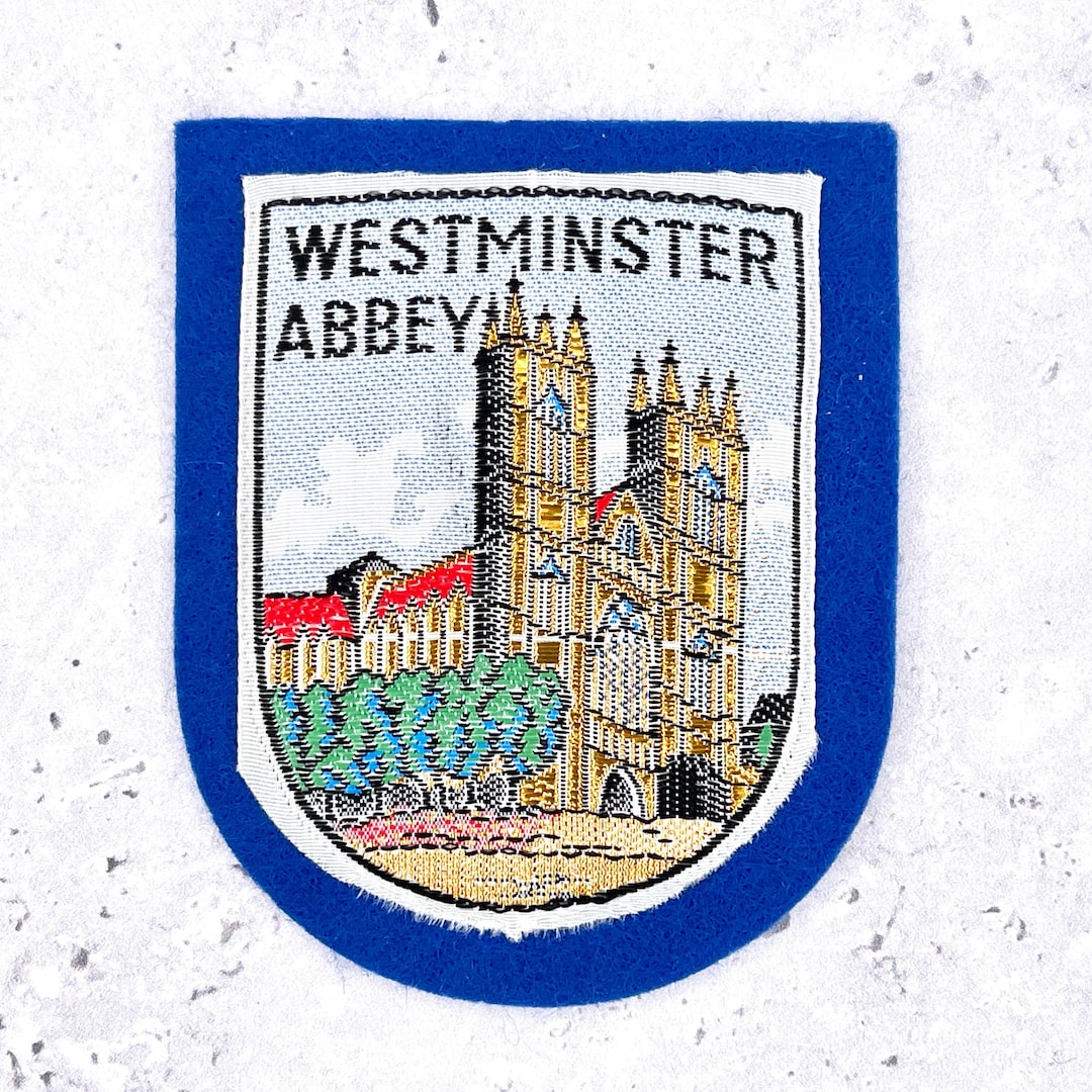 Vintage Westminster Abbey Patch • London Church Travel Souvenir • Sew ...