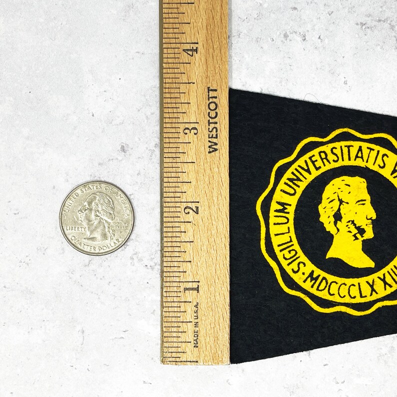 Vintage Vanderbilt Mini Pennant • 60s Felt Commodores University Dorm ...