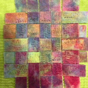 Abstract Fiber Art Wall Hanging - Etsy