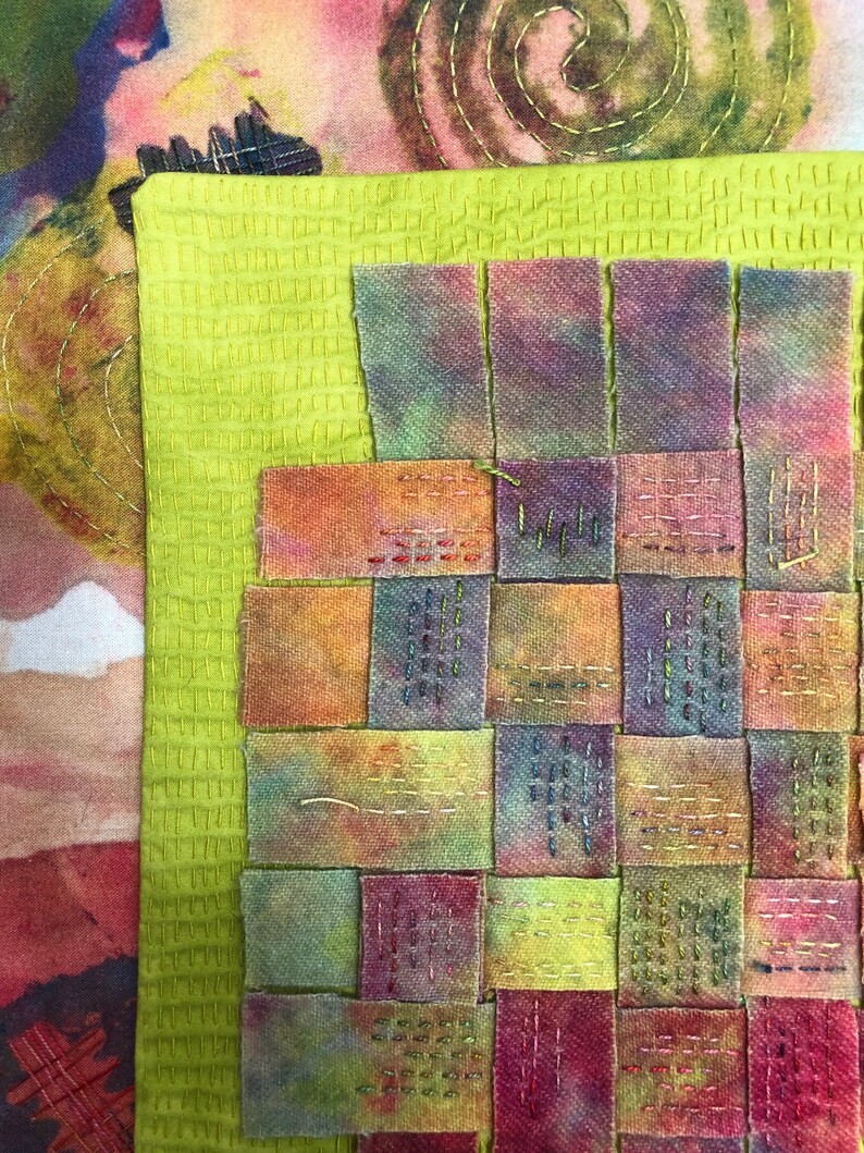Abstract Fiber Art Wall Hanging - Etsy
