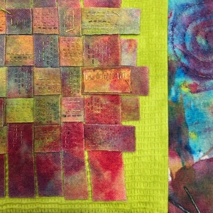 Abstract Fiber Art Wall Hanging - Etsy