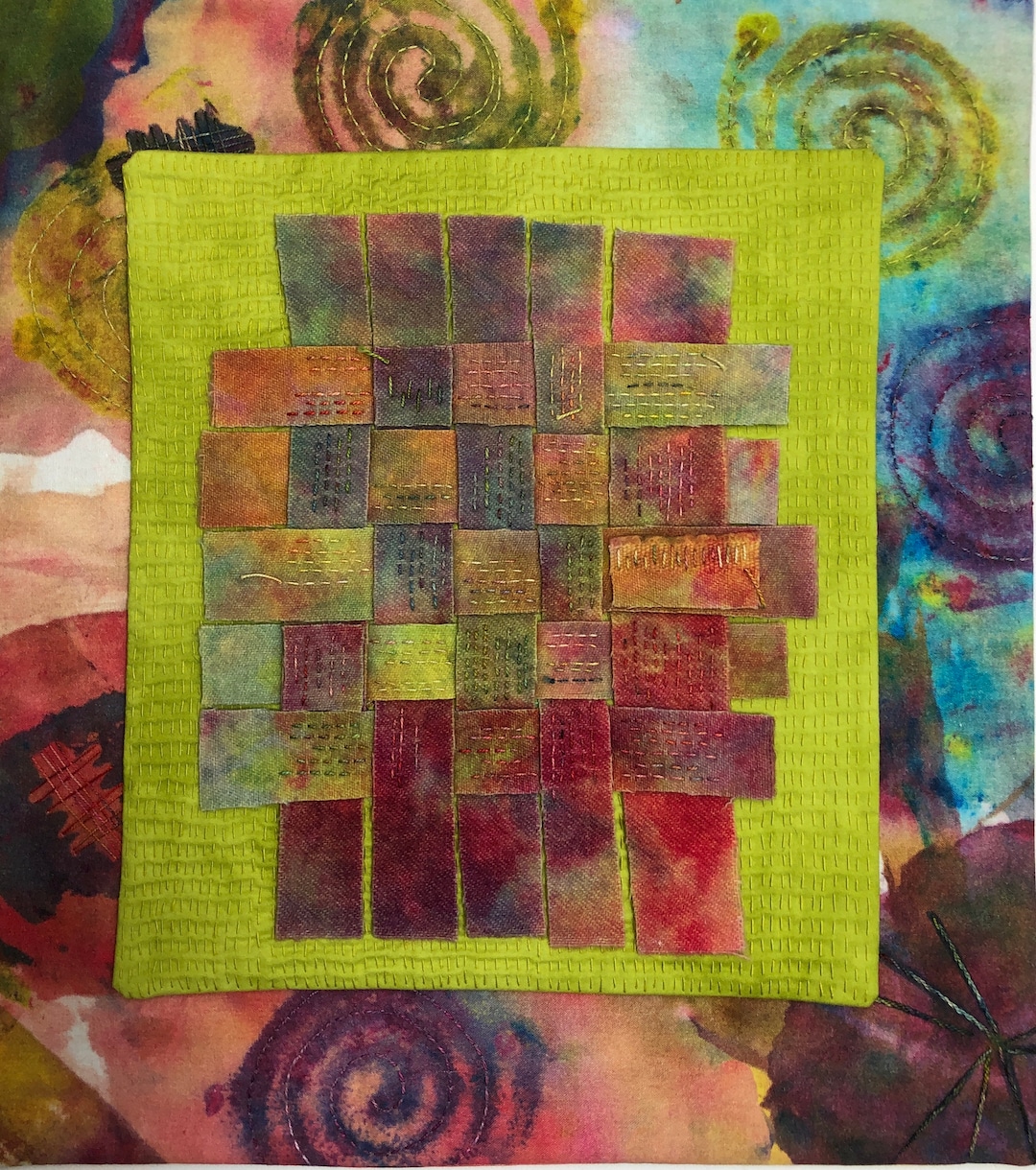 Abstract Fiber Art Wall Hanging - Etsy