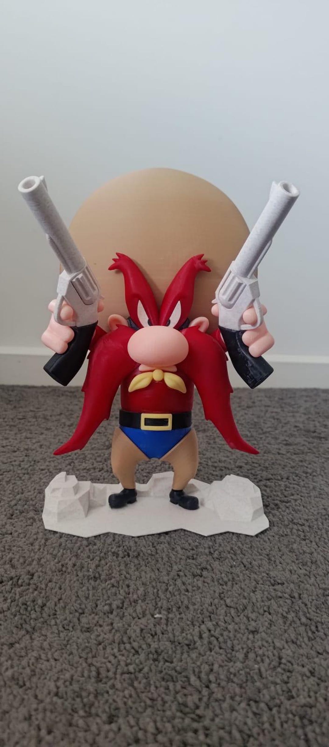 3D Printed Yosemite Sam Figurine: Looney Tunes Collectible - Etsy