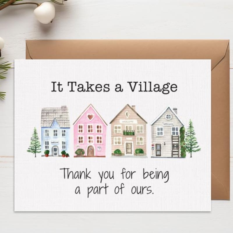 It Takes a Village - Etsy