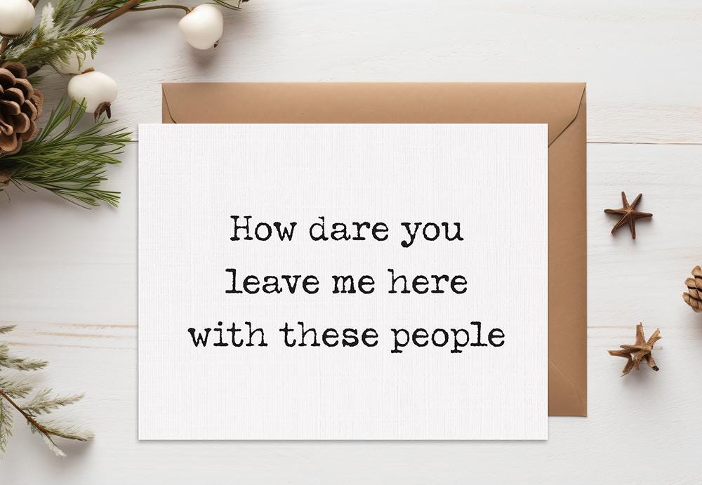 Funny Coworker Leaving Card, Sarcastic Goodbye Farewell, How Dare You ...
