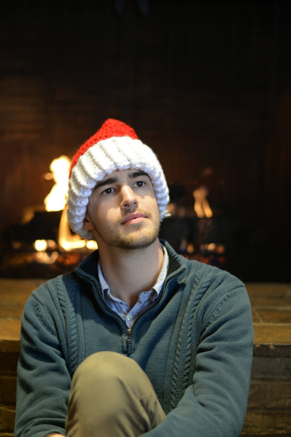 Men's Santa Hat Christmas Gifts/ Fall Fashion - Etsy