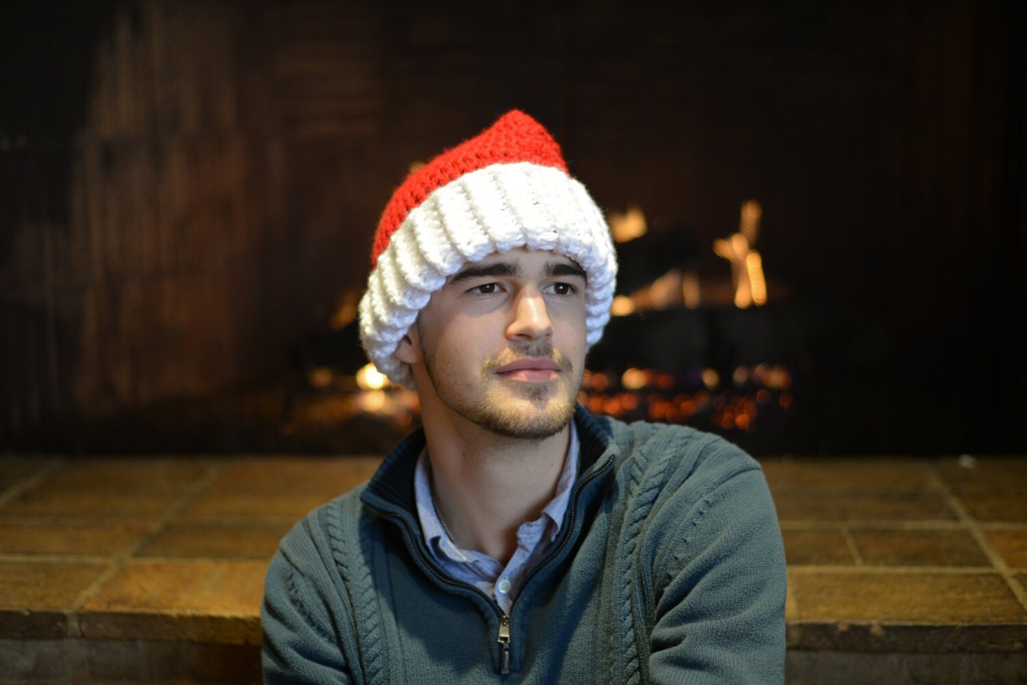 Men's Santa Hat Christmas Gifts/ Fall Fashion - Etsy