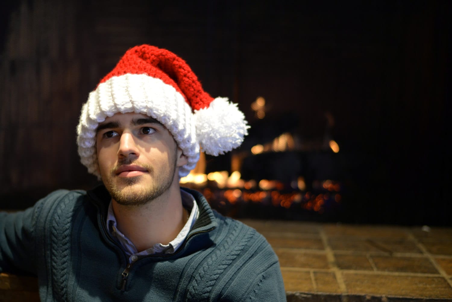 Men's Santa Hat Christmas Gifts/ Fall Fashion - Etsy