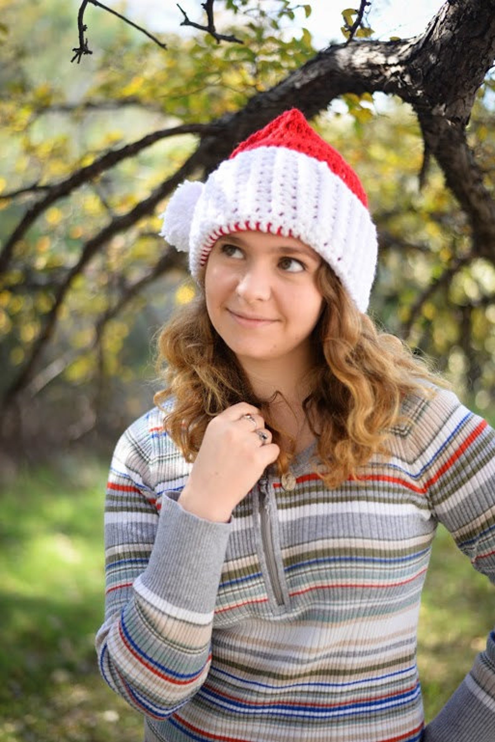 Women's Santa Hat Christmas Gifts/ Fall Fashion - Etsy