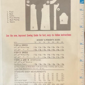 Vintage Butterick Coat Dress Pattern, 4313 - Etsy