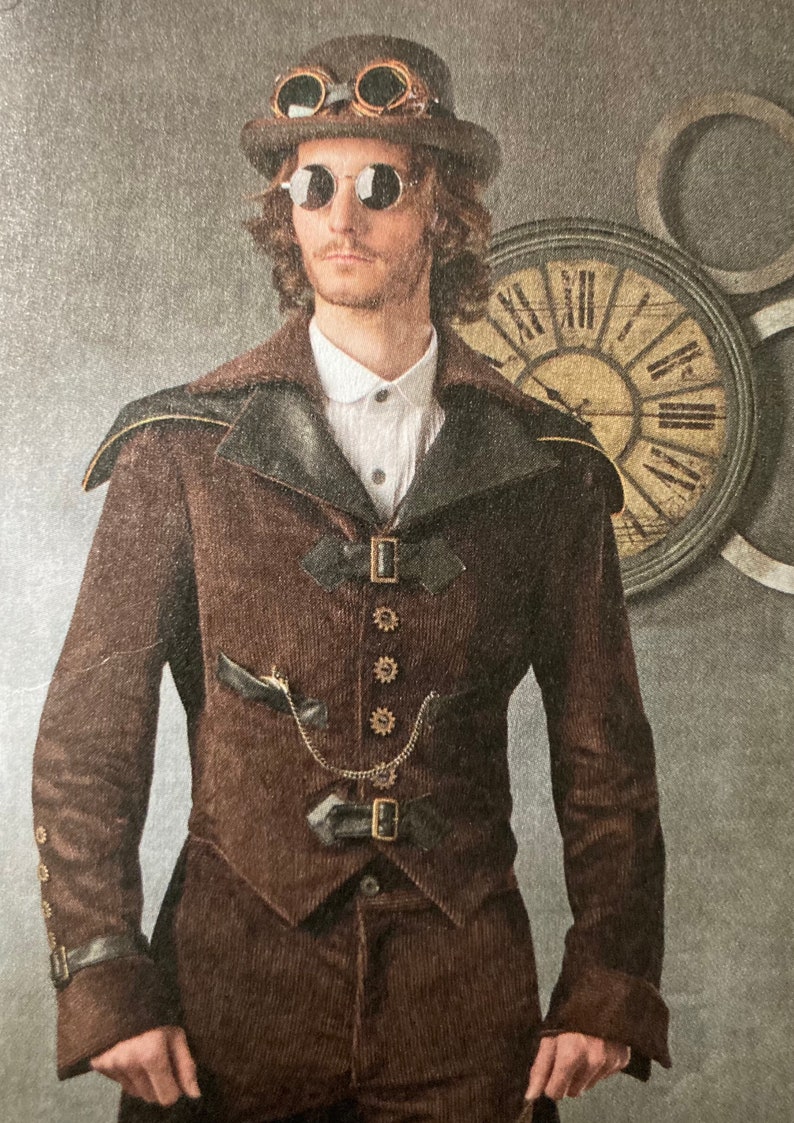 Men’s Steam Punk Style Costume Pattern by Simplicity 1039 Uncut - Etsy