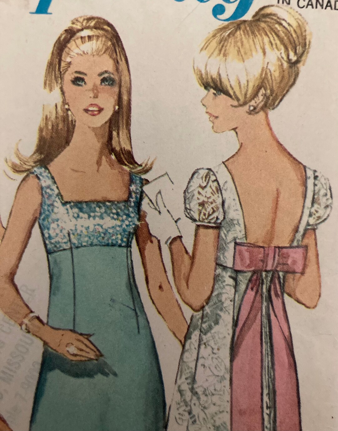 Sweet and Sexy Vintage Formal Simplicity Pattern 7117 Uncut - Etsy