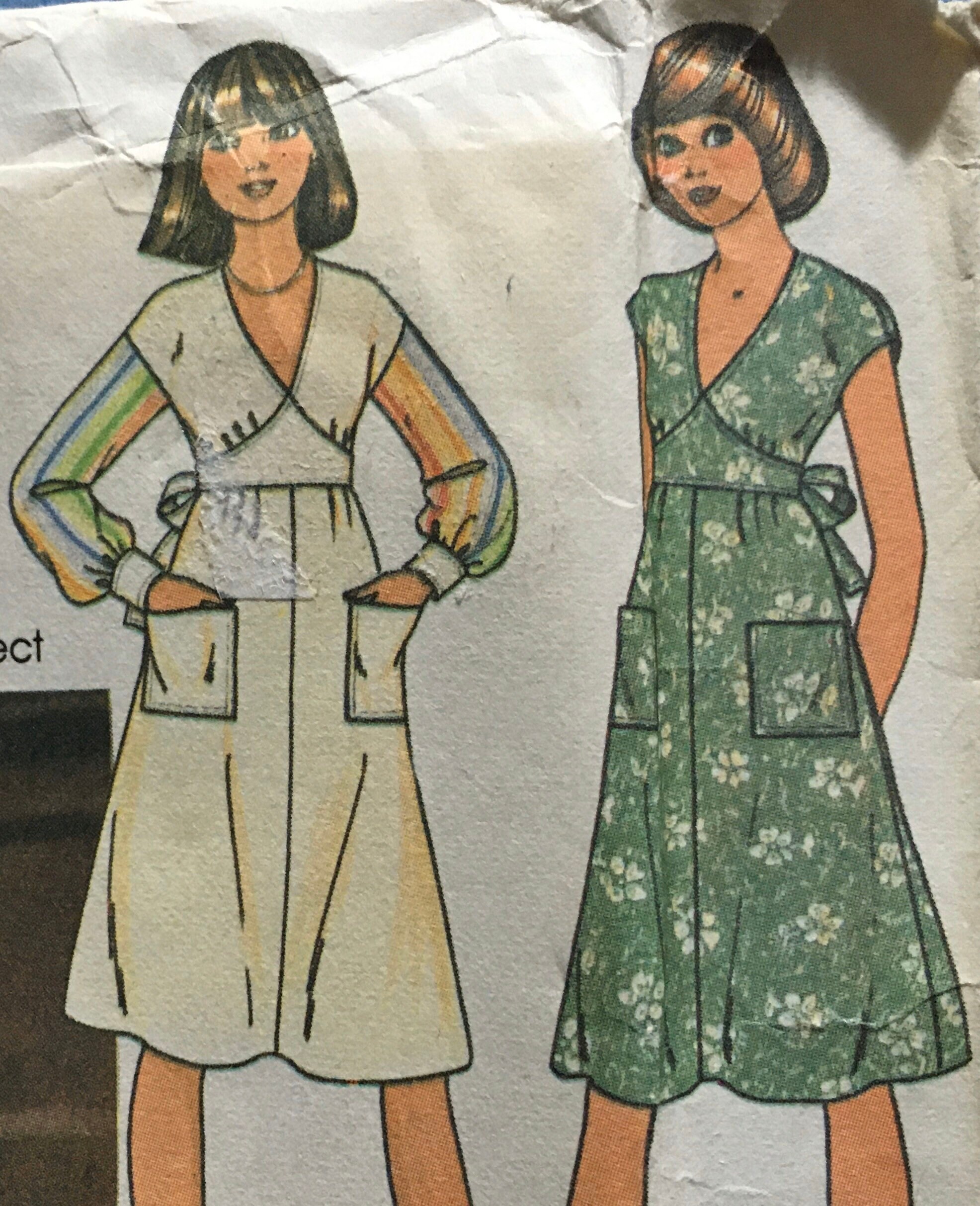 Vintage Mccall’s Young Junior/teens Dress or Blouse Pattern 4910 Uncut ...