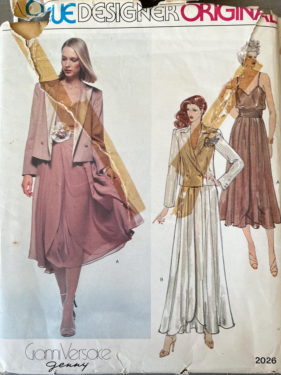 Gianni Versace Designed a Lovely Vogue Original Separates Pattern 2026 ...